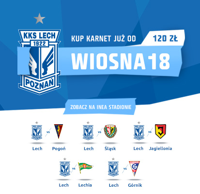 Lech Bilety - System sprzedaży biletów na mecze Lecha Poznań